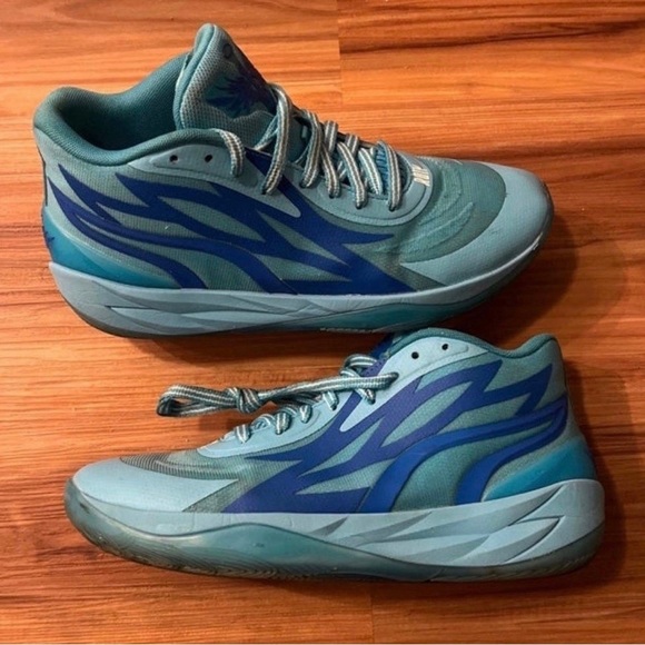 Puma | Shoes | Puma Melo Mb2 Roty Blue Atollultra Lamelo Ball Rookie Of ...